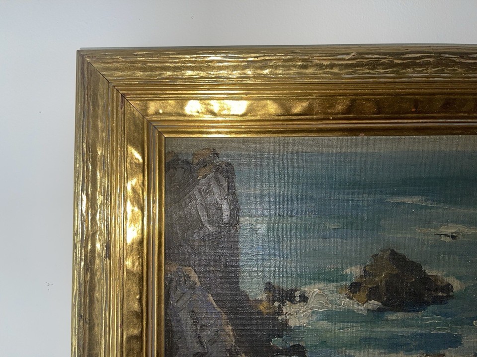 Isabel P. Cartwright Oil – “Carmel Highlands” California Seascape ...