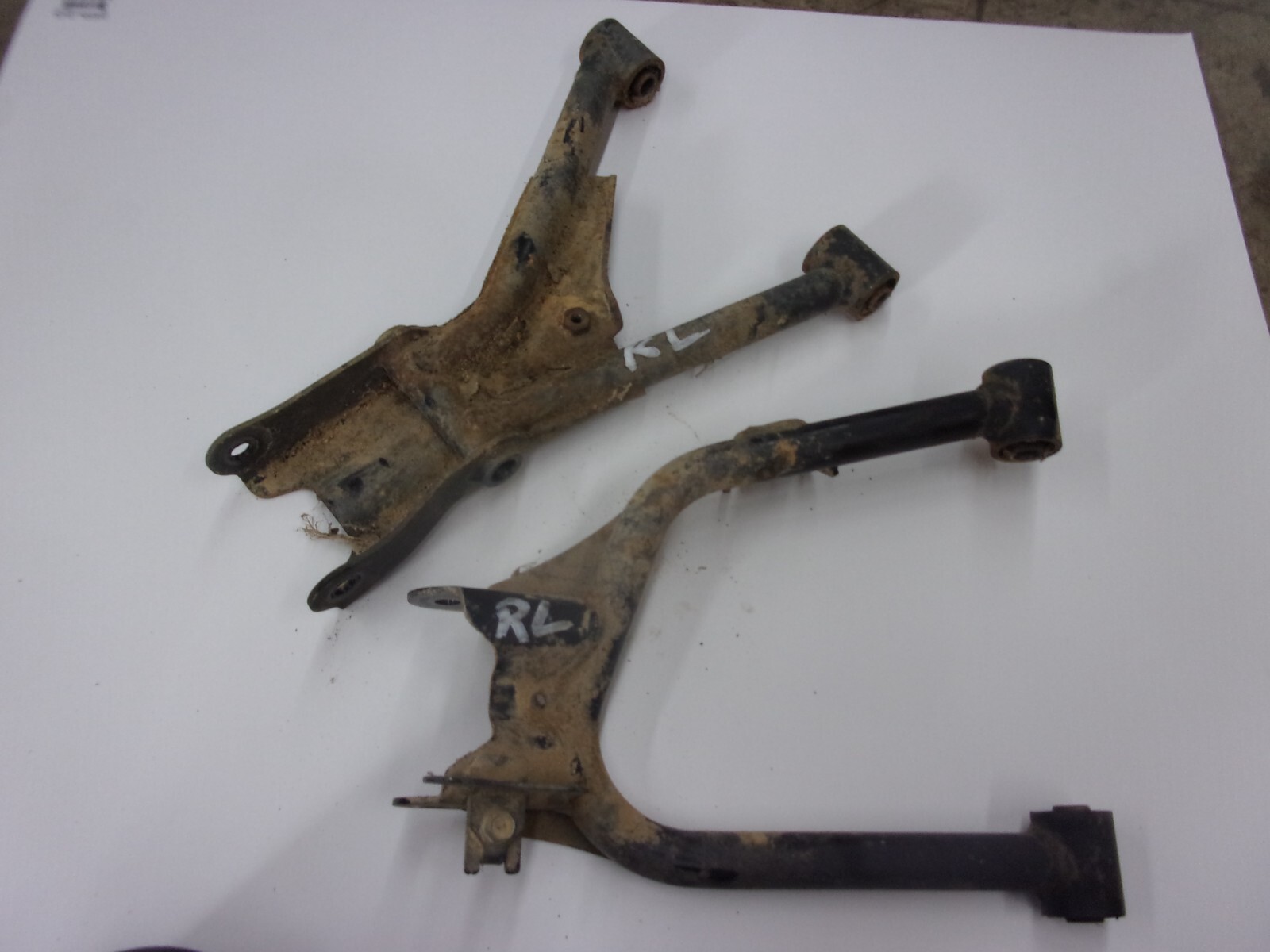 2010 HONDA RANCHER 420 FPA IRS 4WD LEFT REAR A-ARMS UPPER LOWER A-ARM ...