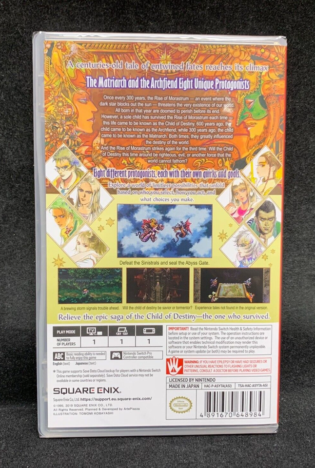 Romancing Saga 3 (Nintendo Switch) English Cover / Region Free | eBay