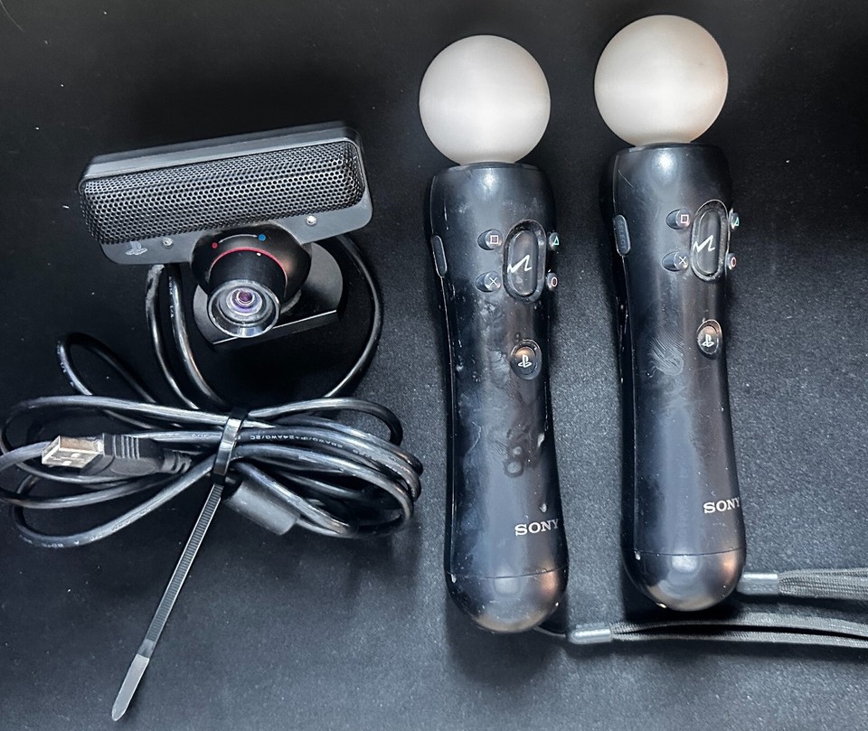 ps3 Move Bundle - Camera, 2 Move Controllers and 6 move games | eBay