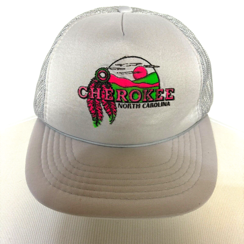Cherokee North Carolina Hat Mesh Foam Snap Back Trucker Baseball Dad ...