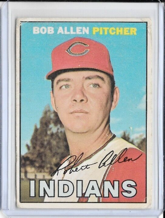 Bob Allen Cleveland Indians 1967 Topps MLB Baseball #24 | eBay