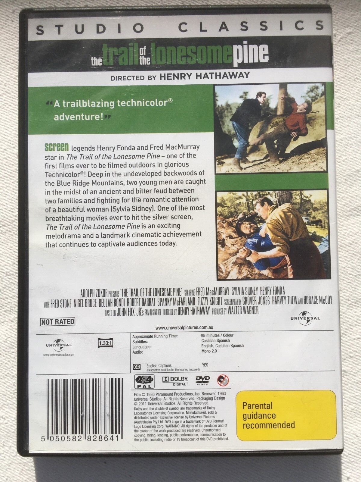 The Trail Of The Lonesome Pine (Universal's1936 Technicolor Classic ...