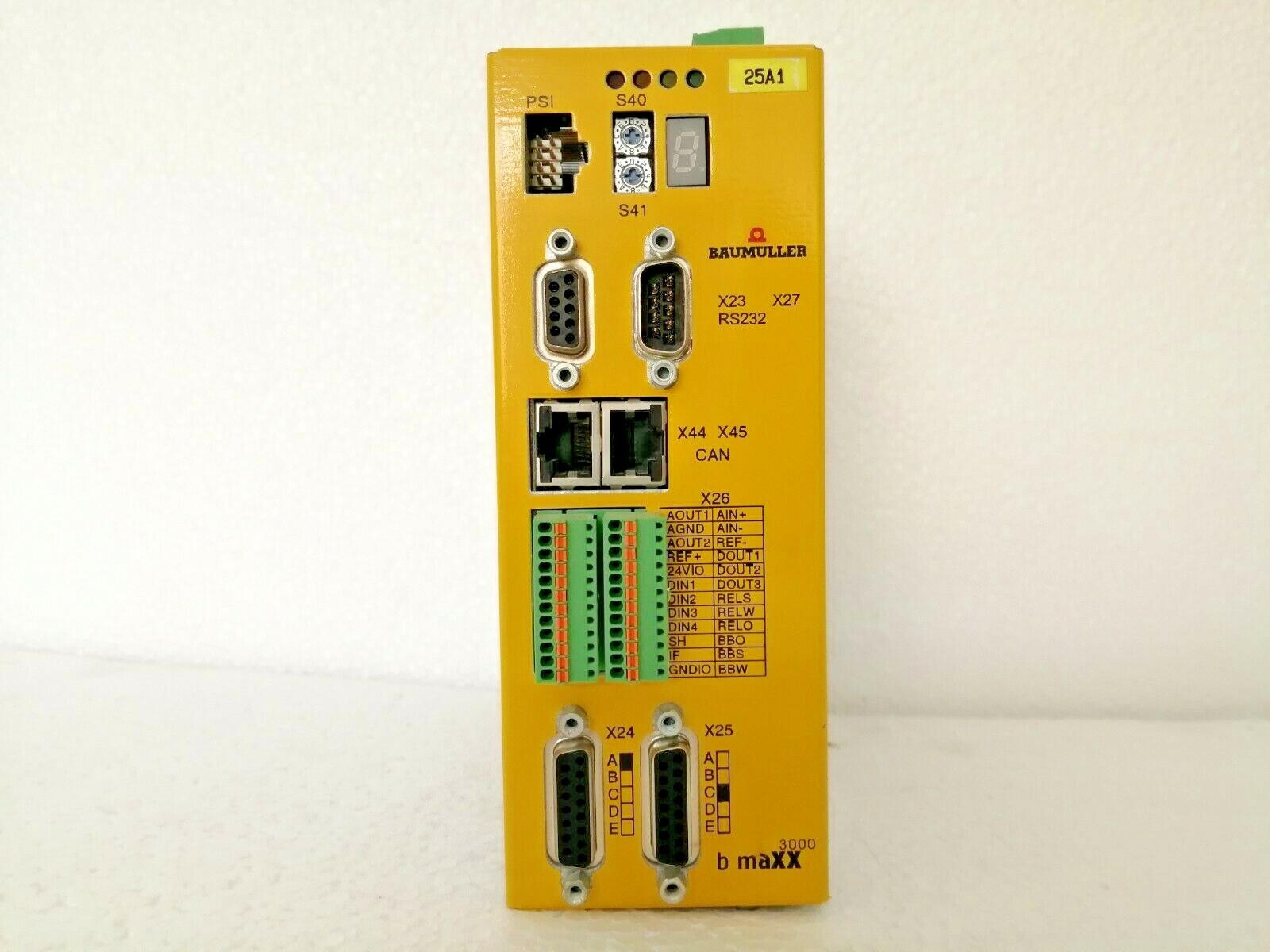 BAUMULLER b maXX 3000 Servo Controller BM3401-LIFBO-ACOOOCB-G-02-O-02 ...