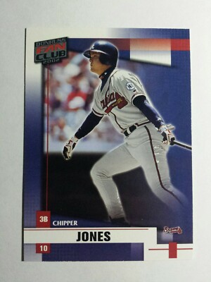 CHIPPER JONES 2002 DONRUSS FAN CLUB BASEBALL CARD # 20 D3649 | eBay