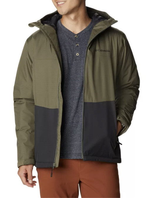 NWT Columbia Men's Point Park Insulated Jacket Omni Tech Green Size ...