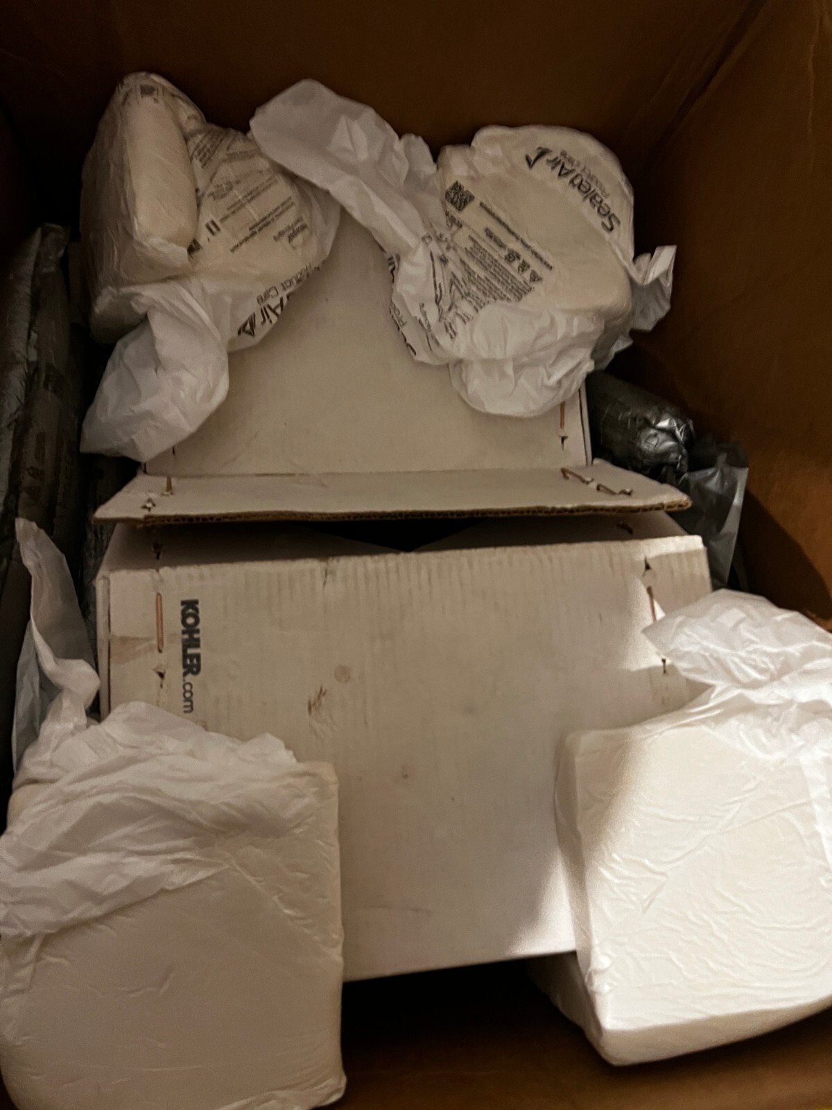 Kohler K-5016-ET-7 Dexter Accuflush Urinal Top Spud in Black Black 3/4 ...