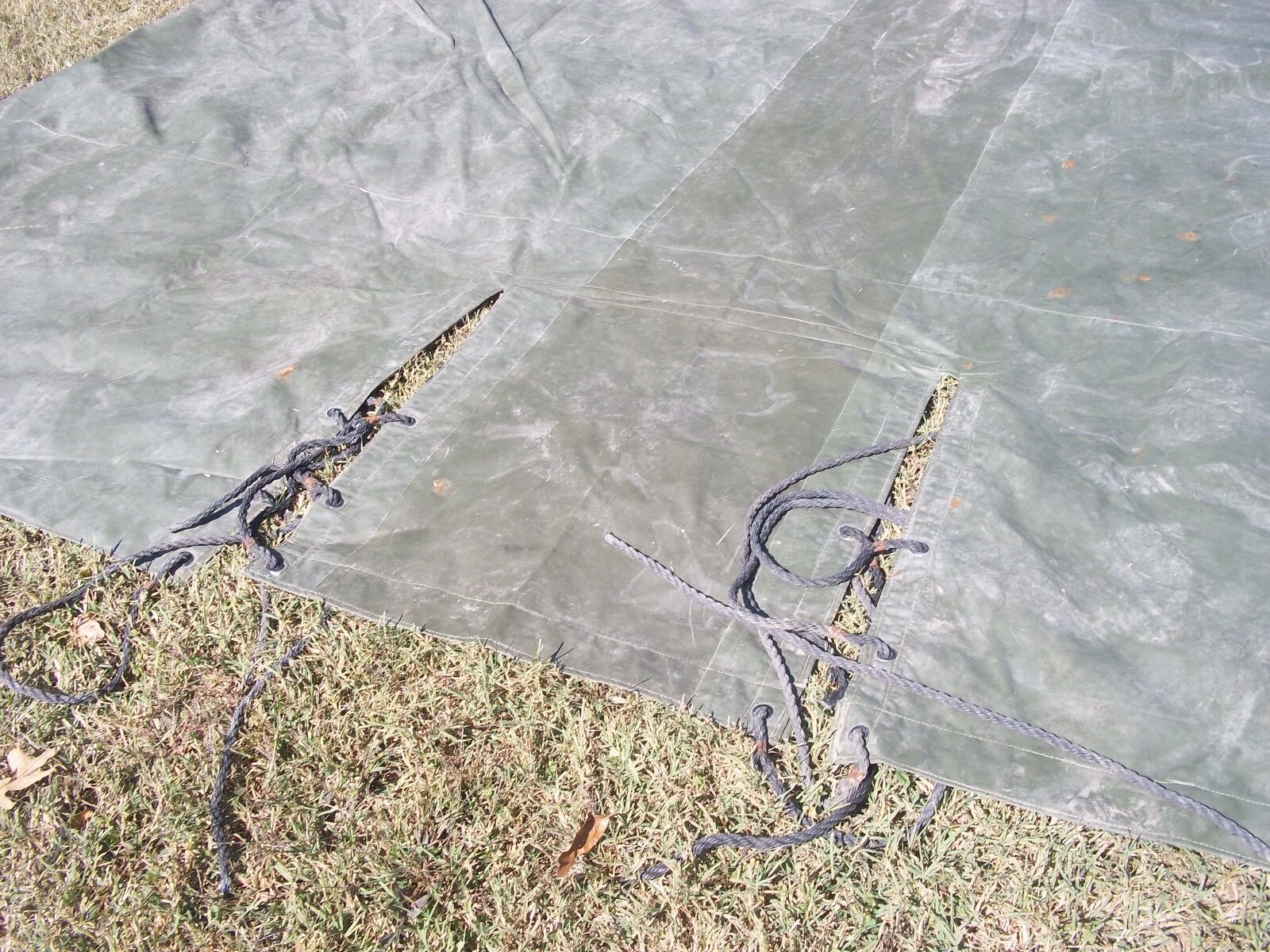 MILITARY TRUCK M1077 FLATRACK COVER 12 X 24 FT TARP TAN-GREEN 2540-01 ...