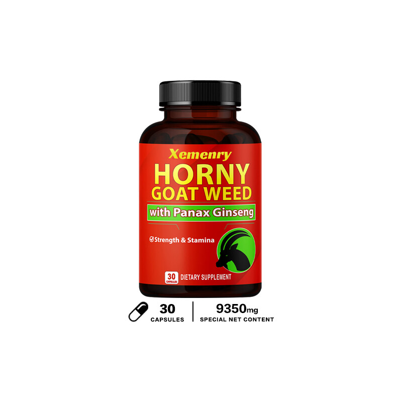 Horny Goat Weed - Testosterone Booster, Energy & Endurance - with ...