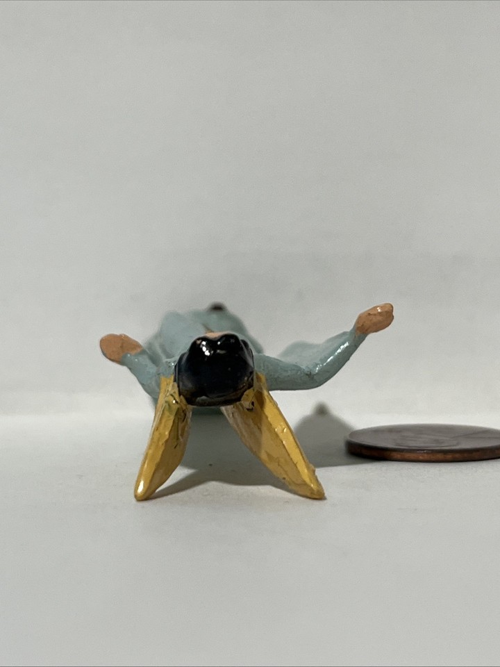 Marx DisneyKing Blue Fairy plastic figure w/ box Walt Disney Pinocchio ...