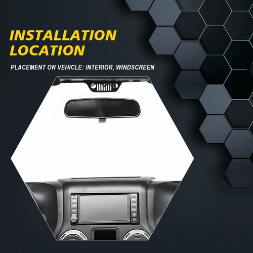For Jeep Wrangler CJ YJ TJ 76-12 Interior Anti-glare Rear View Mirror ...