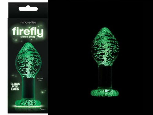Firefly Glass Butt Plug Glow In The Dark Clear Unisex Anal Plug Anal Sex | eBay