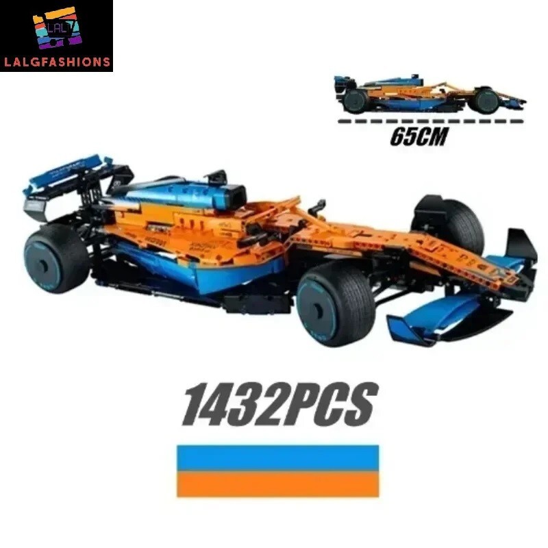 New Building Blocks Set F1 Car Technical Mclaren Farmula 1 2022 Race ...