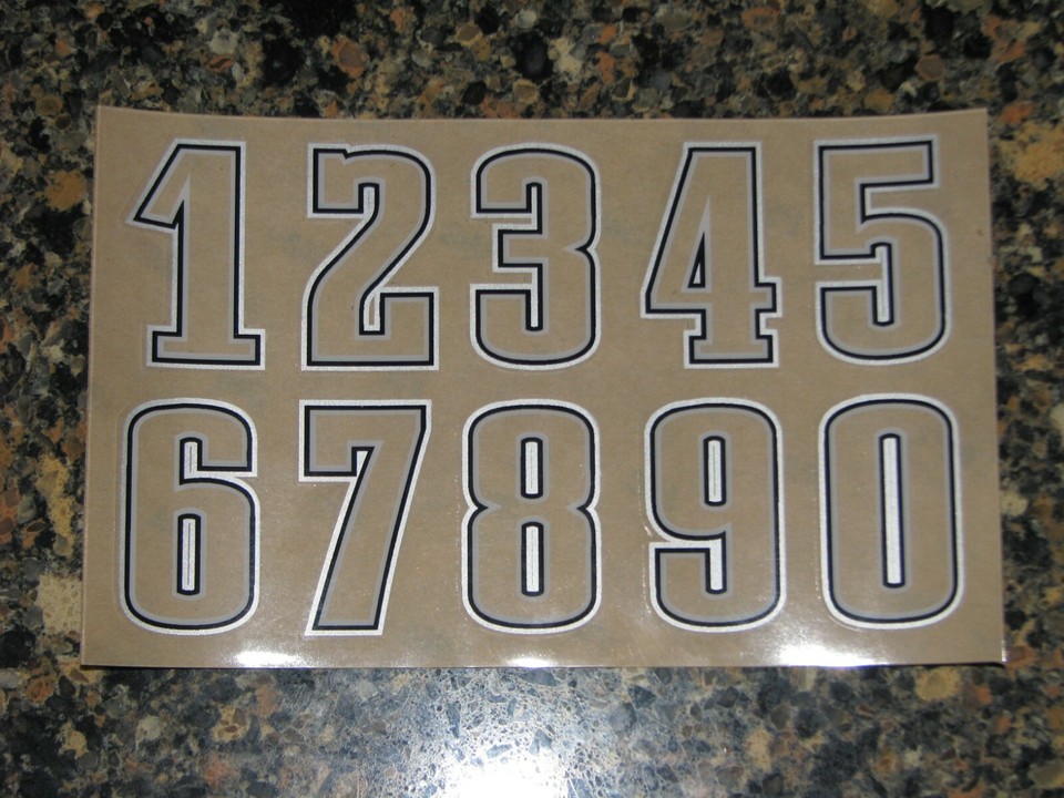 PHILADELPHIA EAGLES 2021 Football Helmet Numbers Decals #0-9 MINI Size ...