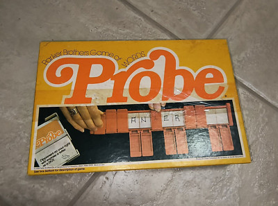 Vintage 1976 Parker Brothers Game Of Words: PROBE Board Game No. 202 | eBay
