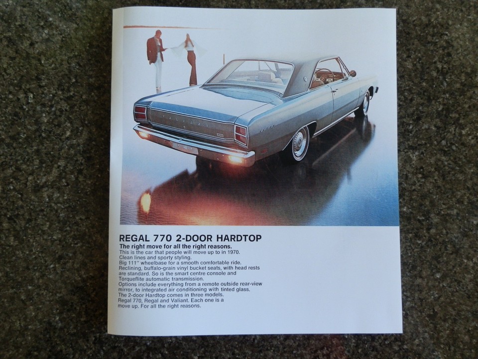 VG VALIANT BROCHURE PLUS '' RARE '' COLOUR CHART | eBay Australia