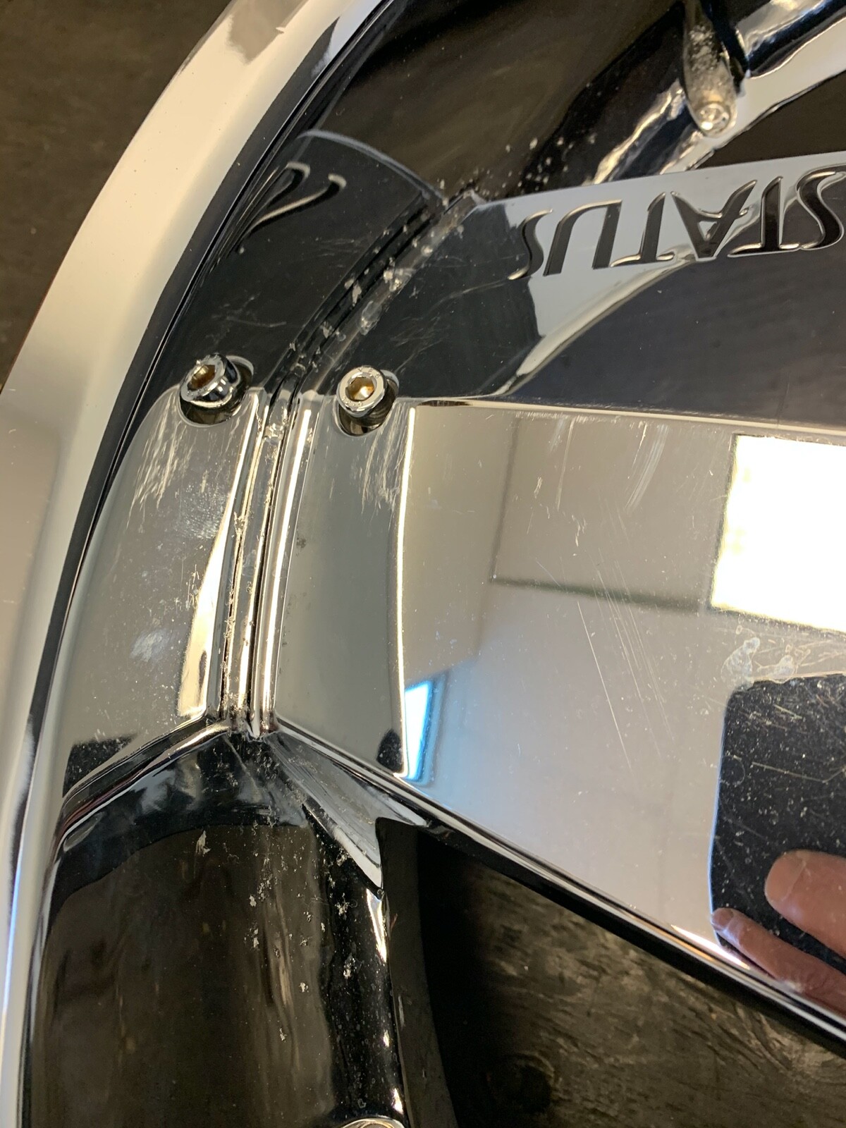 Status Grinder Chrome Wheel Rim + Cap 24" (Single) | eBay