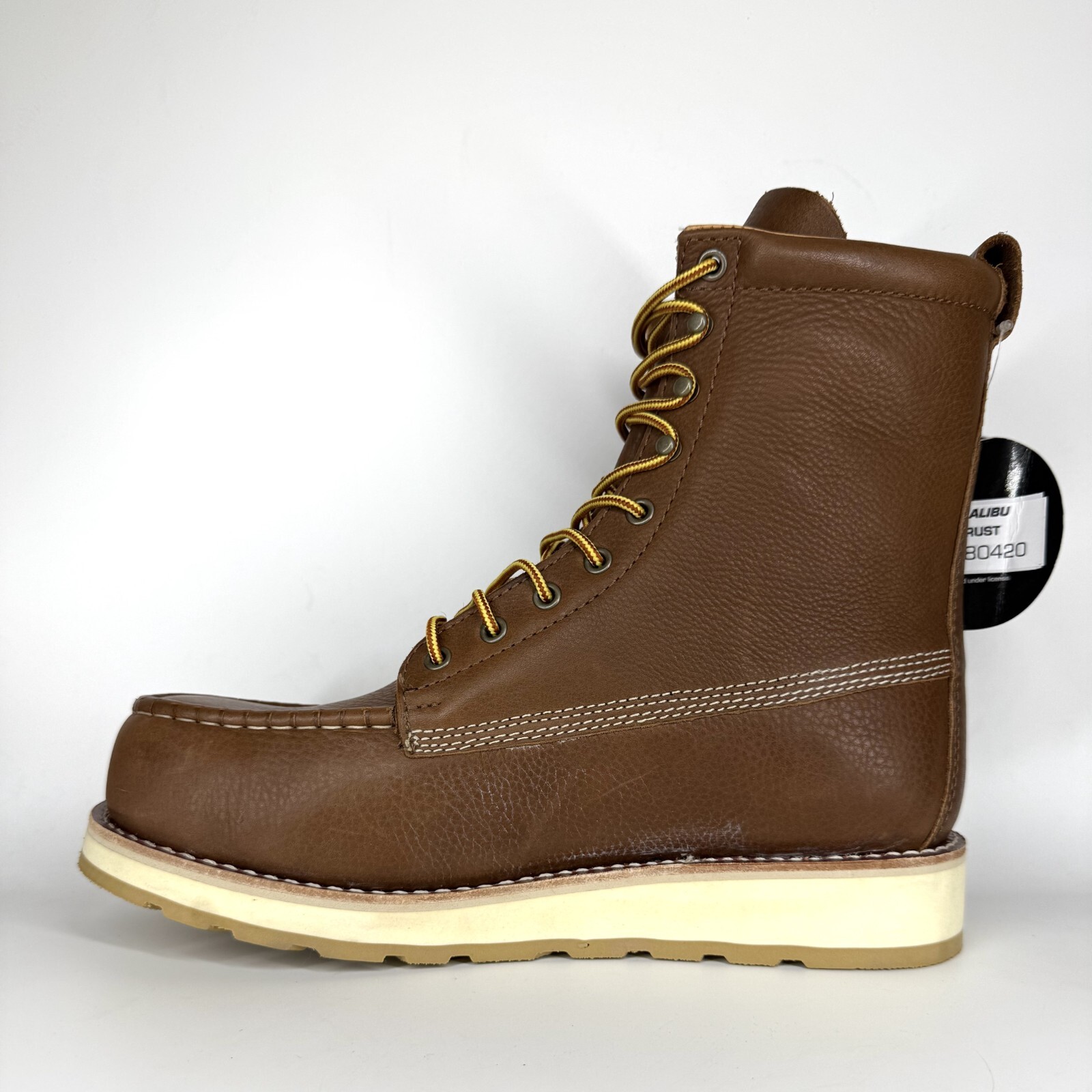 DieHard 8" Composite Toe Wedge Sole Moc Toe Work Boot DH80440 Size 11.5 ...