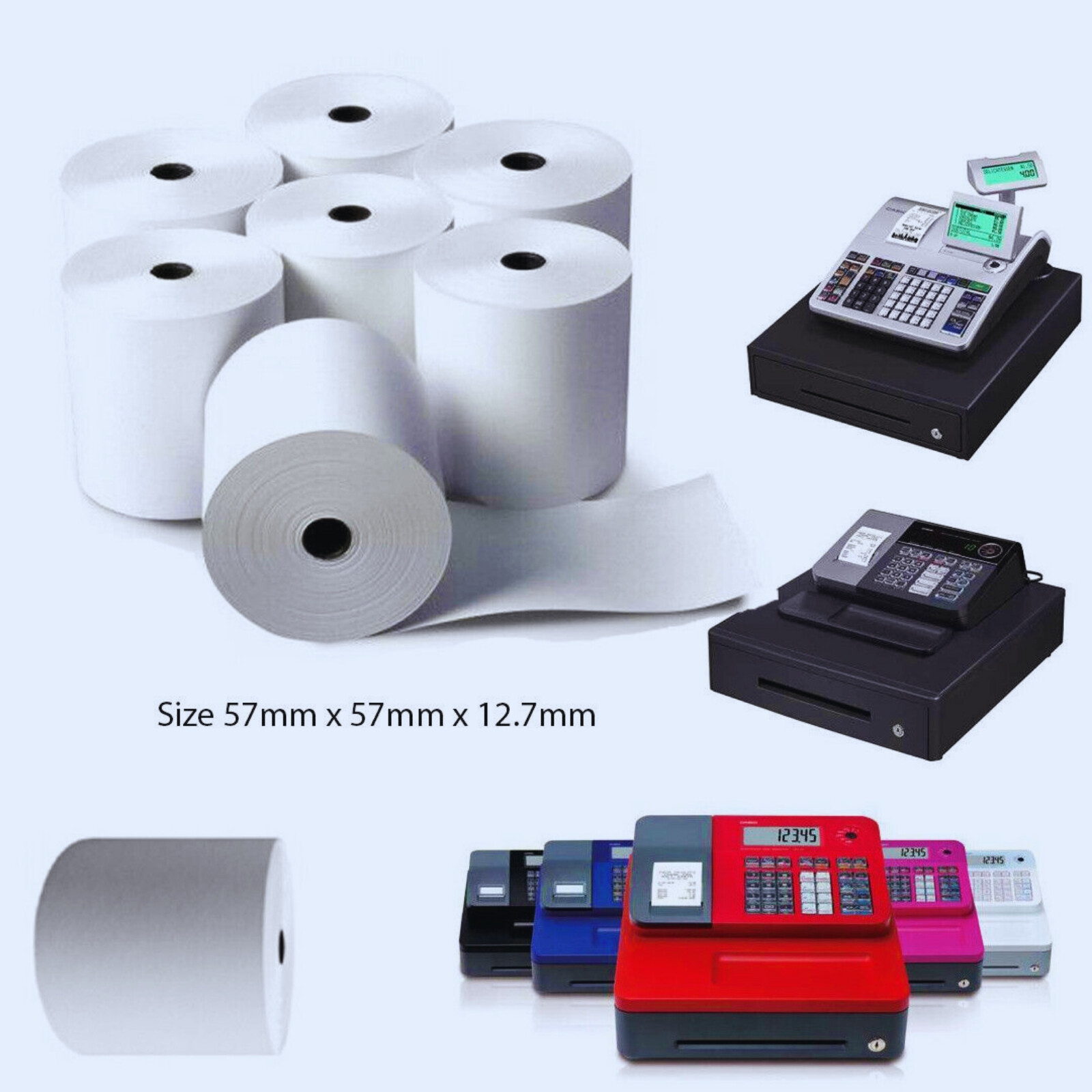 SHARP Cash register Tills AND FREE 10 ROLLS | Grelly UK