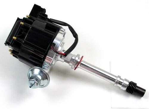 Chevy SBC 283-350 BBC 454 HEI Distributor Drive 65K Coil Black Cap ...