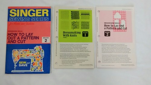 Vintage Singer Sewing Machine Books How To Cut a Pattern Dressmaking ...