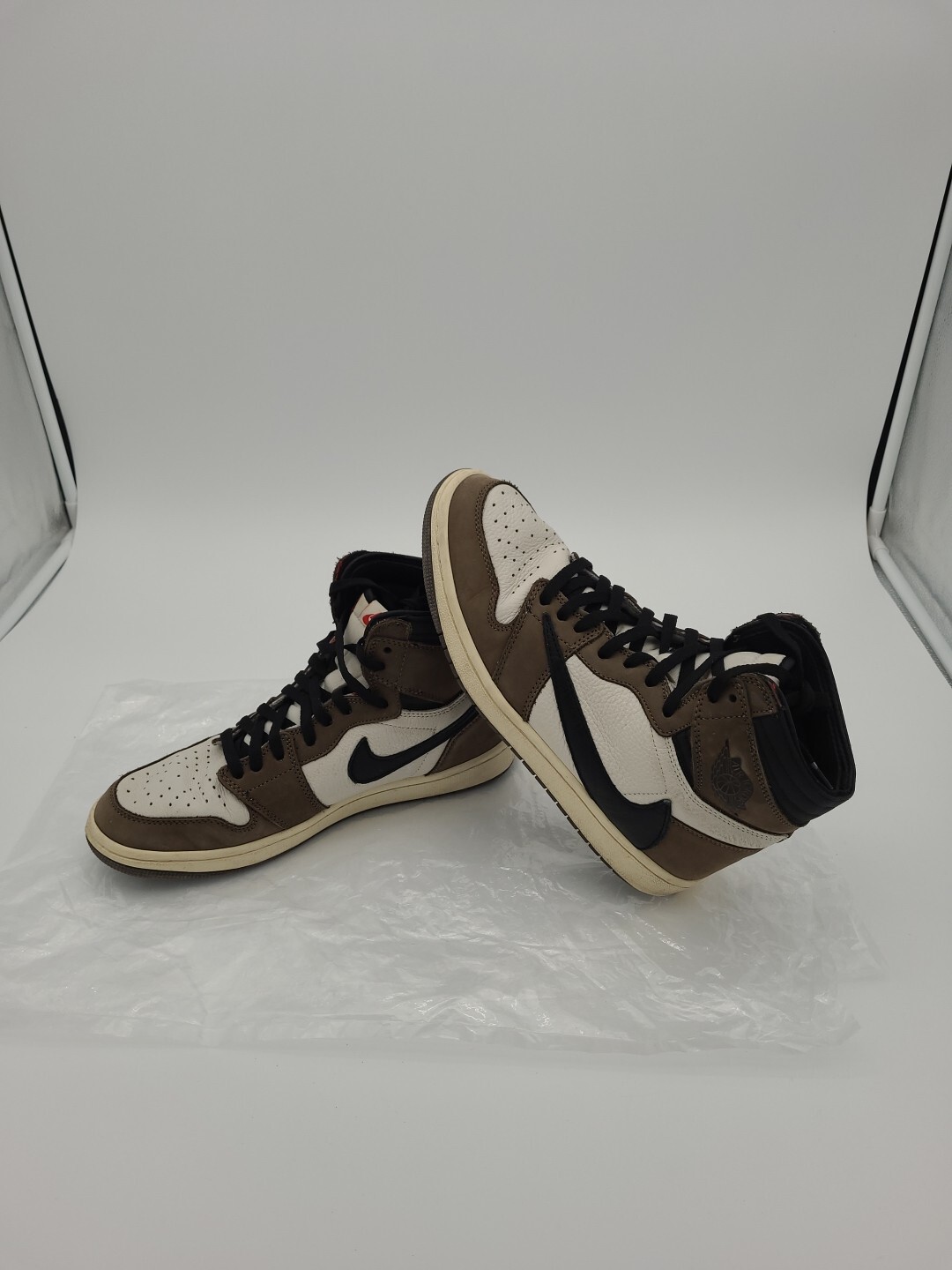 Size 10 - Jordan 1 Retro OG x Travis Scott High Mocha DS Rare Reverse ...