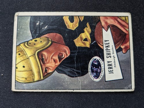 1952 Bowman "Small" Football Card # 139 Jerry Shipkey - Pittsburgh ...