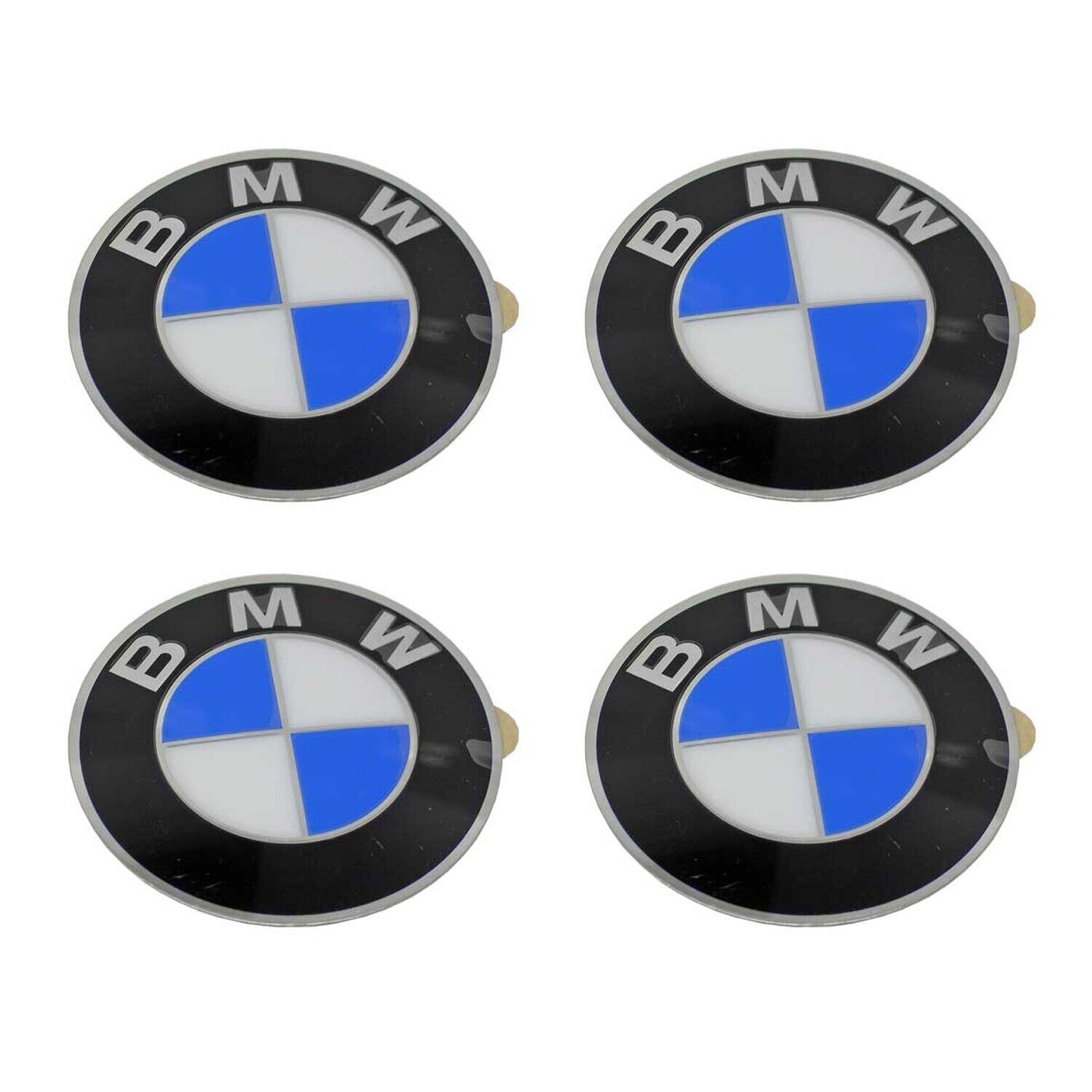 Genuine OE Set of 4 Wheel Cap Emblems For F30 E46 E60 F07 E38 F12 | eBay