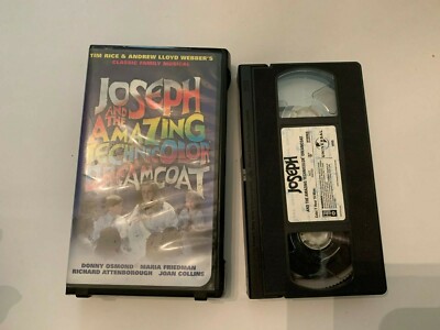 1999 Joseph And The Amazing Technicolor Dreamcoat VHS Video Tape Donny ...