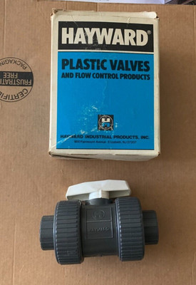 Hayward Plastic PVC True Union Ball Valve 3/4" | eBay