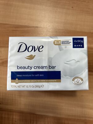 Dove Original Soap Bar - 4x90g (Net WT 12.70 Oz (360g) FULL LOT OF 48 ...