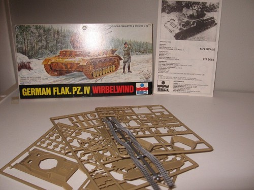ESCI - German Flak. PZ. IV Wirbelwind Tank Model Kit Italy 1:72 MIB | eBay