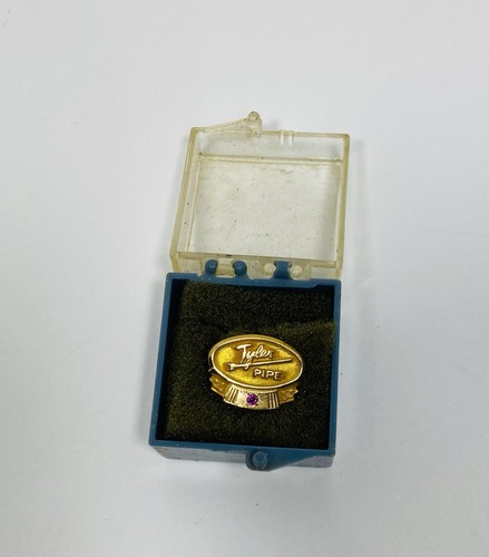 Tyler Pipe Texas 14K GOLD RUBY SERVICE AWARD PIN 2.0 grams | eBay