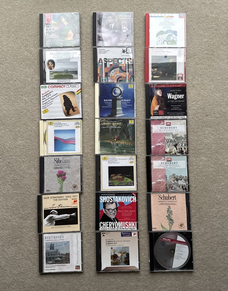 Classical Symphony Opera Music 21 CDs Brahms Shostakovich Beethoven ...