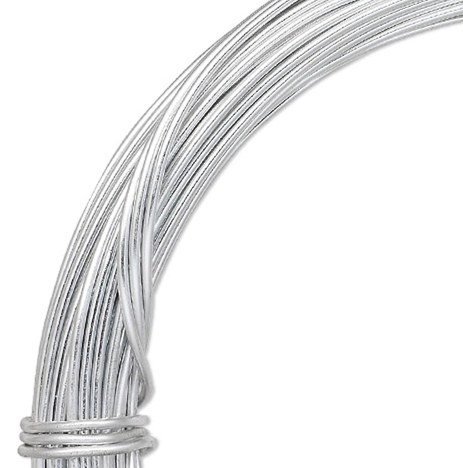 Wire, 45 Feet Anodized Aluminum 18 Gauge (1mm Round) Round Wire for ...