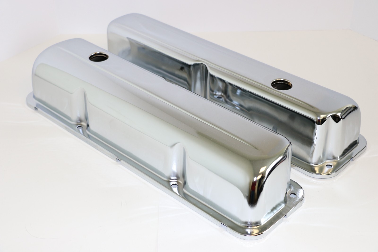 Ford FE Chrome Engine Dress Up Tall Valve Covers 14" Air Cleaner 352 ...