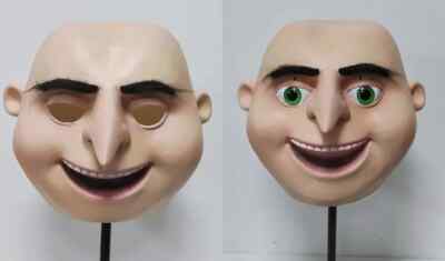 Masquerade Halloween Latex Despicable Me Gru Mask Carnival Party ...