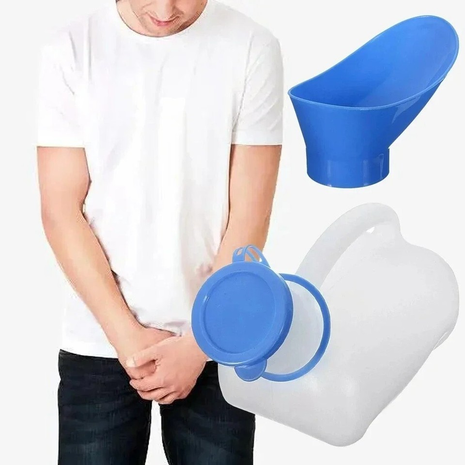 Portable Plastic Mobile Urinal Toilet Aid Bottle Outdoor Camping Travel ...