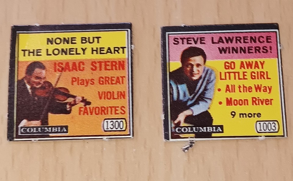 Vtg 1960s MINIATURE 7/8" DOLLHOUSE Mattel BARBIE ISSAC STERN STEVE ...