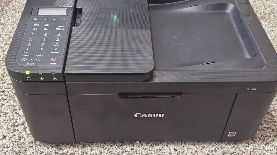 Canon PIXMA TR4520 Wireless Color Printer, Scanner, Fax Machine w/ New ...