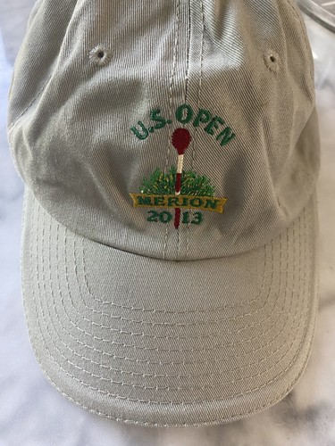 US Open Hat Cap Strap Back Mens Merion 2013 USGA Beige Golf Course ...