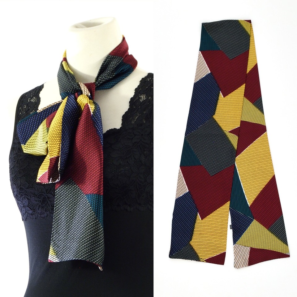 Fashion Satin Long Narrow Scarf | eBay