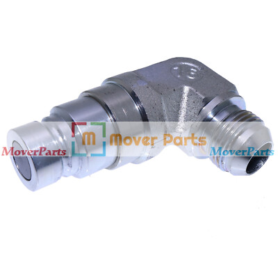 Fits Bobcat Loaders 7246795 90 Degree Hydraulic Male Flat Face Coupler ...