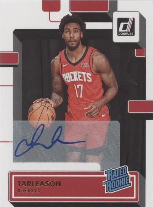 2022-23 Panini Donruss - Rated Rookie Tari Eason #217 Signatures (AU ...