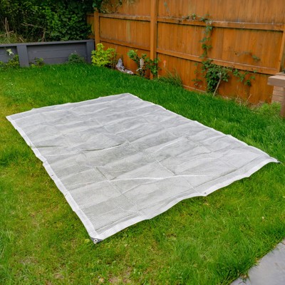 Clear Mono Cover Tarpaulin Tarp 100 GSM, Reinforced Transparent Rain ...
