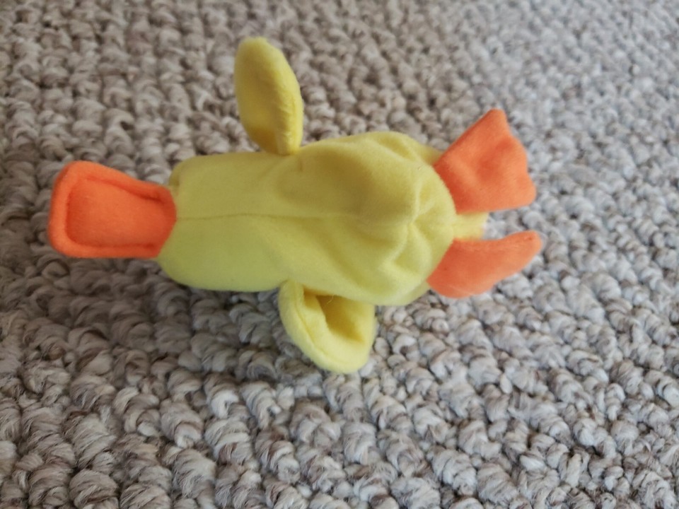 Vintage Ty Teenie Beanie Baby Babies McDonald's Quacks The Duck Toy ...