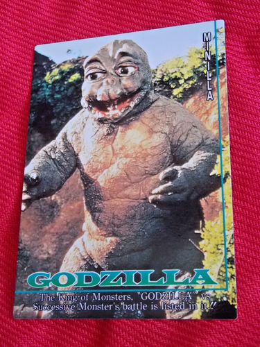 1995 MINILLA MINYA Godzilla JAPAN Trading Card #27 AMADA Kaiju UK ...