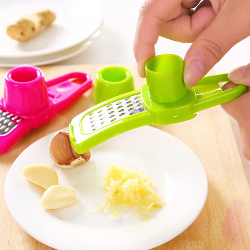 Garlic Crusher Press Multi-Functional Manual Ginger Grinding Grater ...