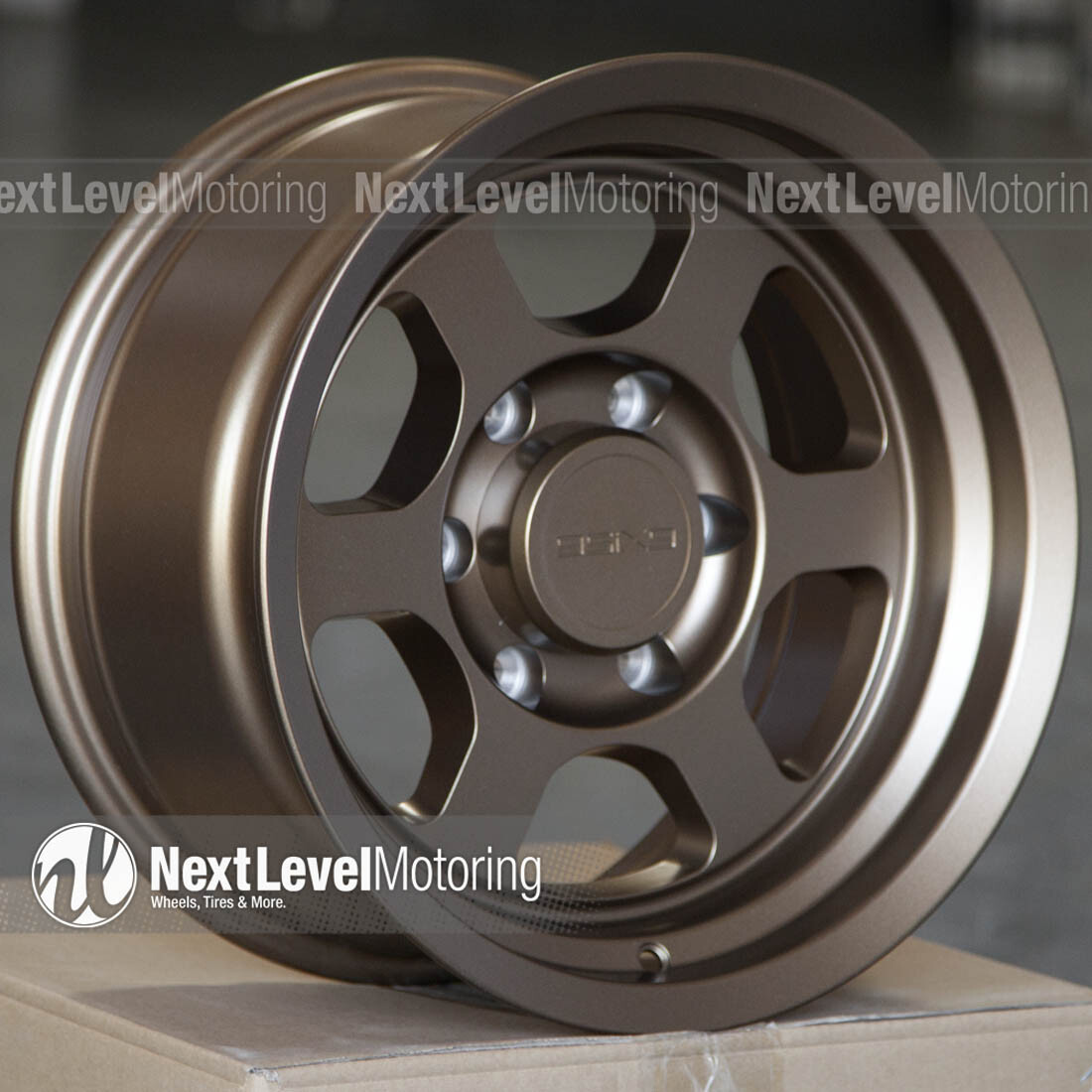 9SIX9 DEEP 16x8 6x139.7 -10 MATTE BRONZE TE37XT STYLE WHEELS FITS ...