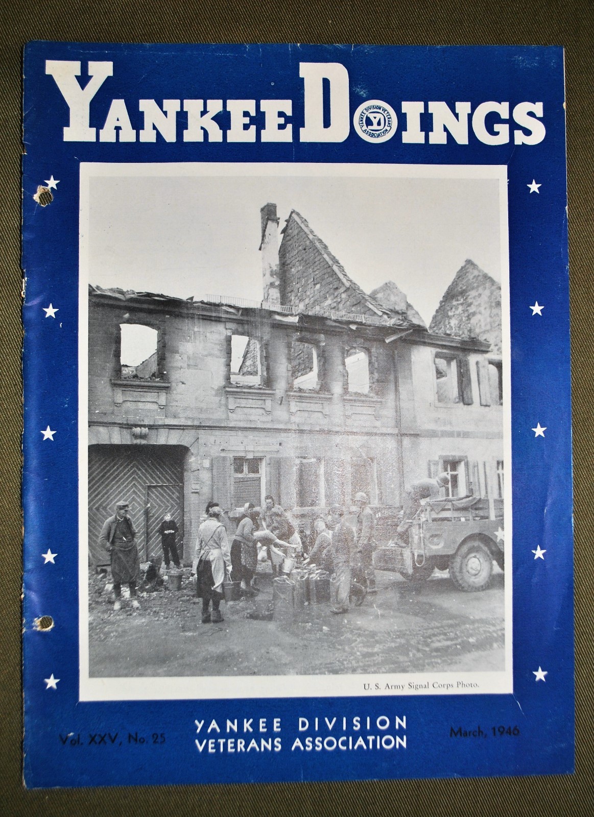March, 1946 Yankee Doings Magazine - Yankee Division Veterans Assoc. | eBay
